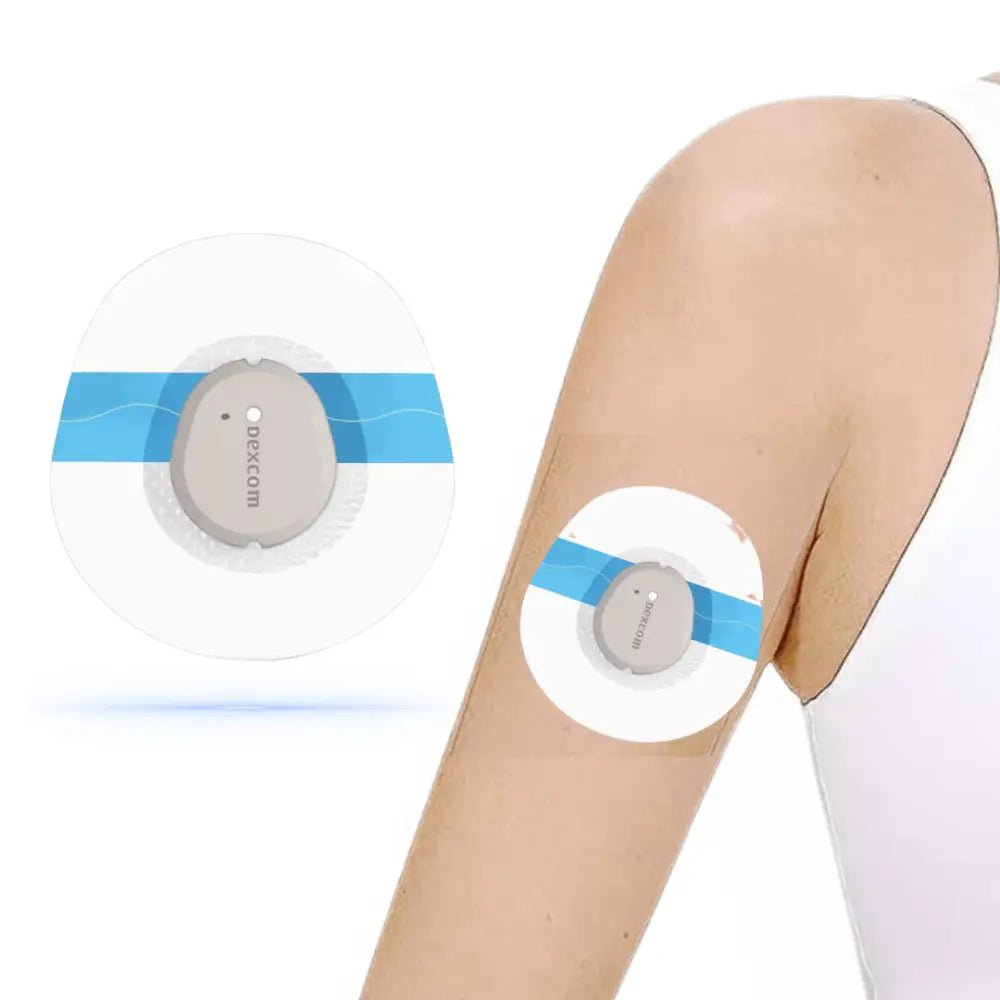 Dexcom One+ CGM-sensor Overpatches Transparent | Diabeteshjalp
