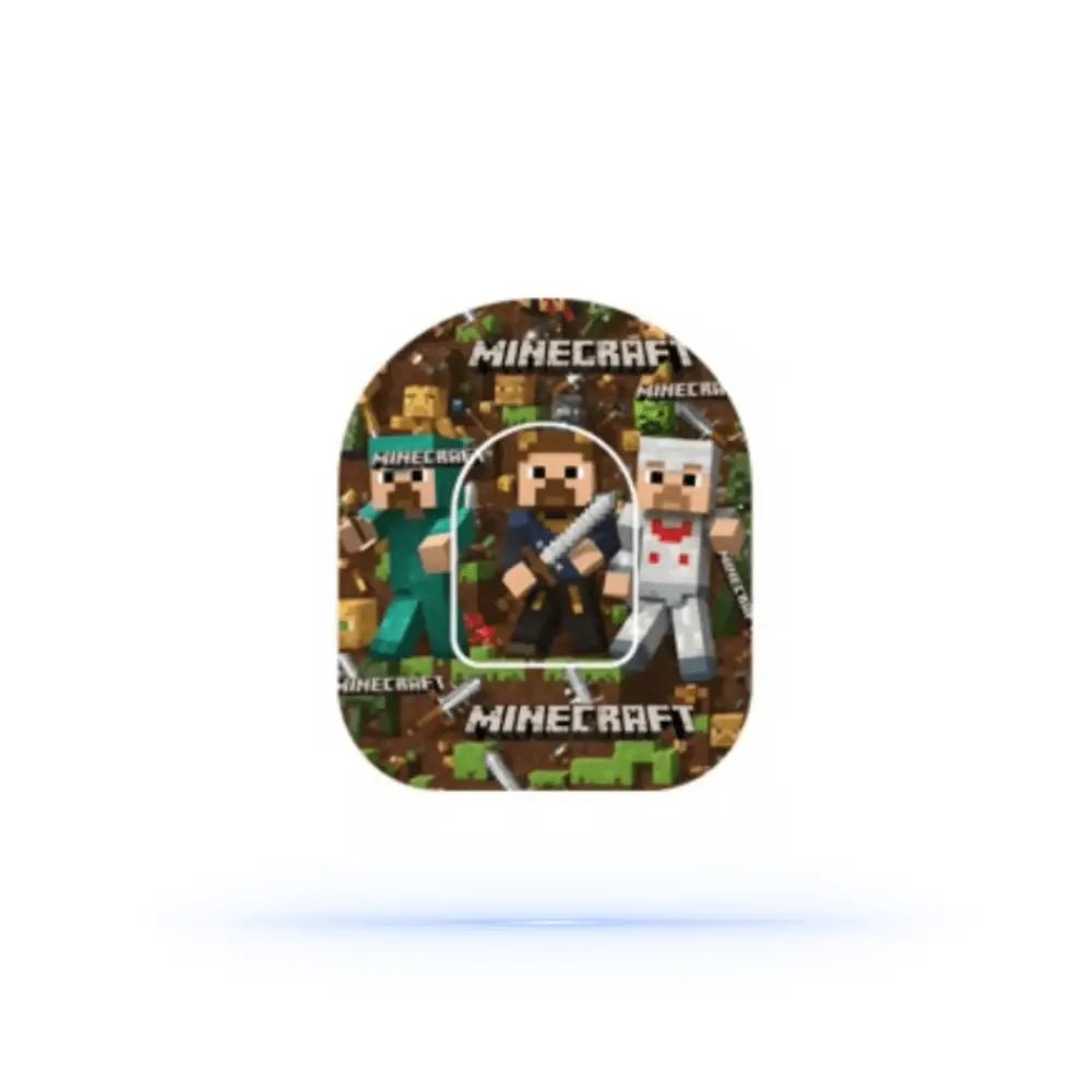 Minecraft Overpatches för Omnipod 5 & Dash Pump - ink pump sticker ...